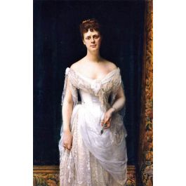 Mary Frick Garrett, later Mrs. Henry Barton Jacobs by Alexandre Cabanel ...